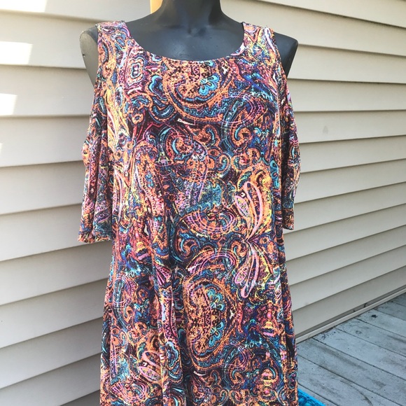 Dresses | Xl Dress Light Flowing Colorful Cozy Cute | Poshmark